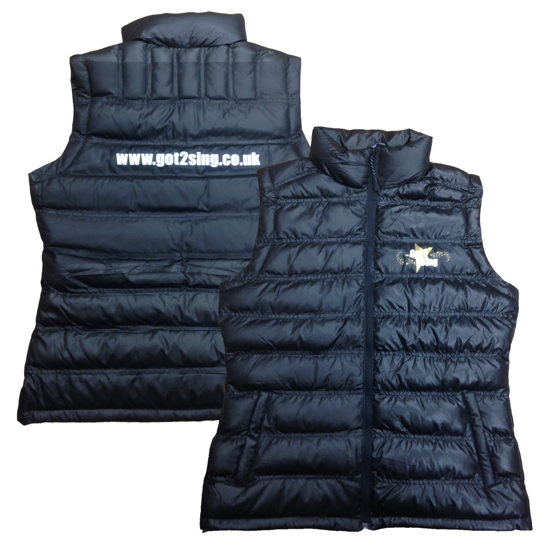 Got 2 Sing - Unisex ice bird padded gilet | Got2Sing | FM Branding